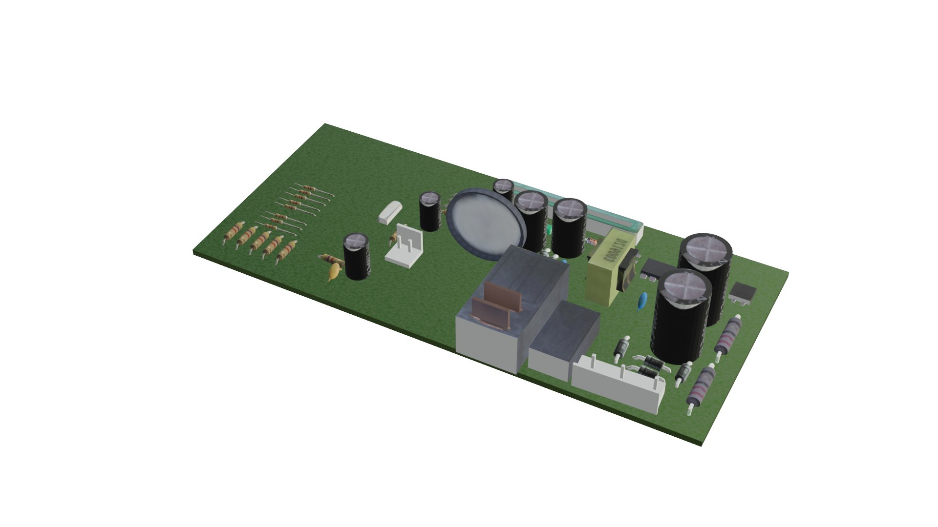 3D Electronic Board Model - TurboSquid 1883186
