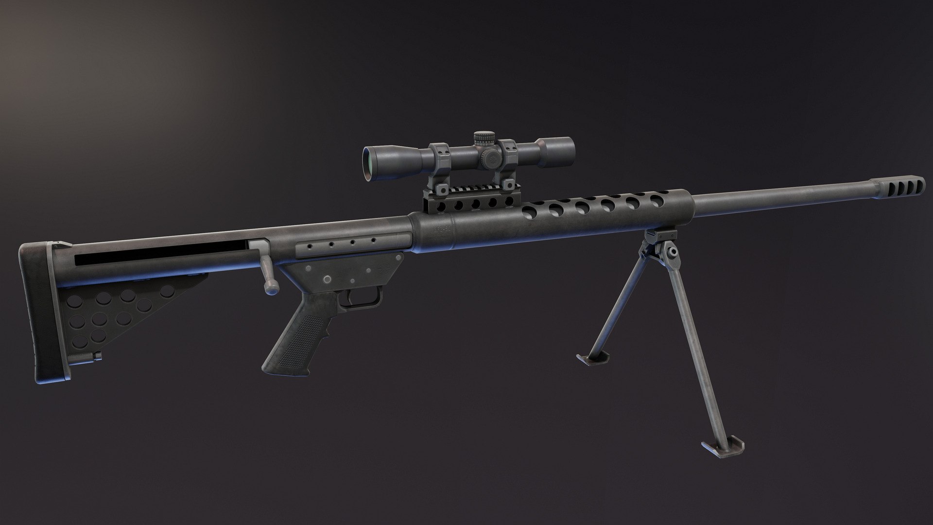 BFG 50 Rifle 3D - TurboSquid 2236023