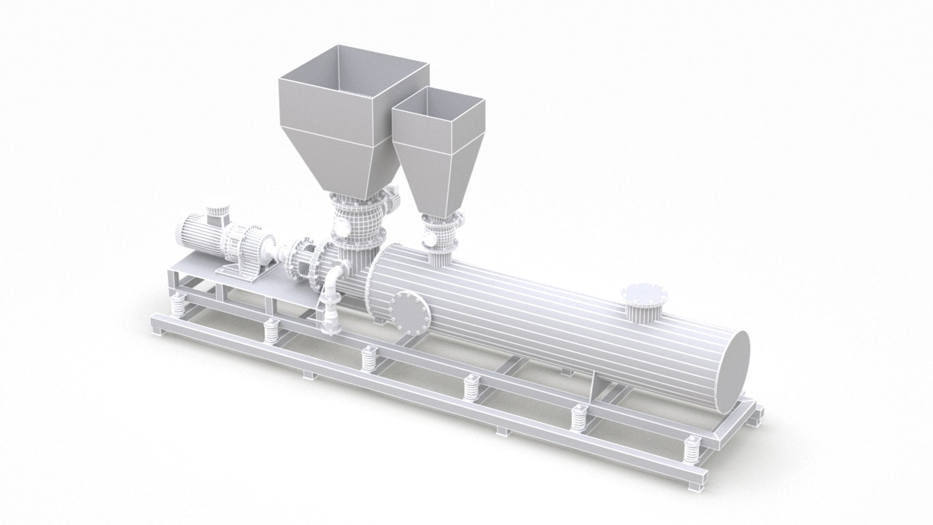 Spiral Feeding Machine 3D - TurboSquid 2265952