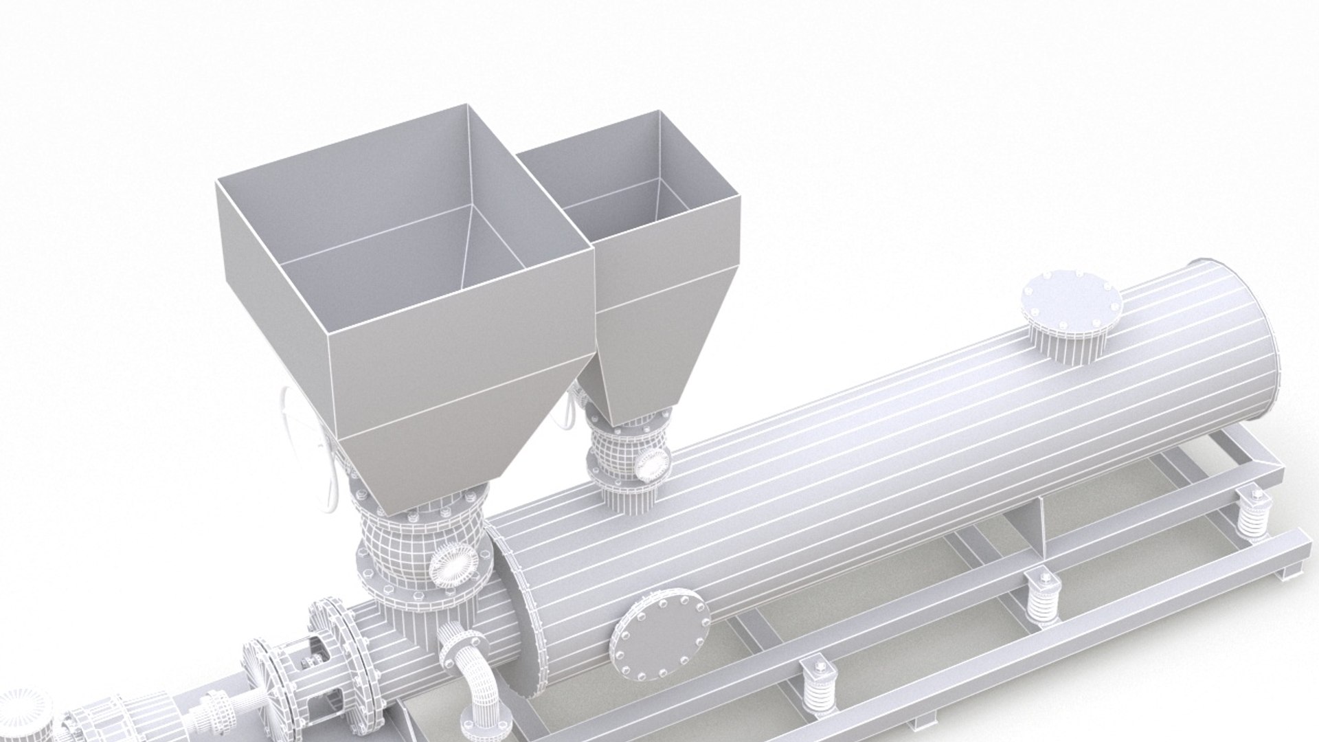 Spiral Feeding Machine 3D - TurboSquid 2265952