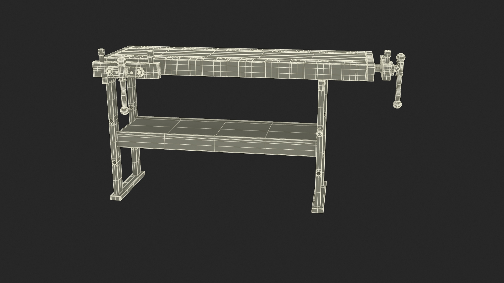 3D Aspen Carpentry Workbench - TurboSquid 2274241