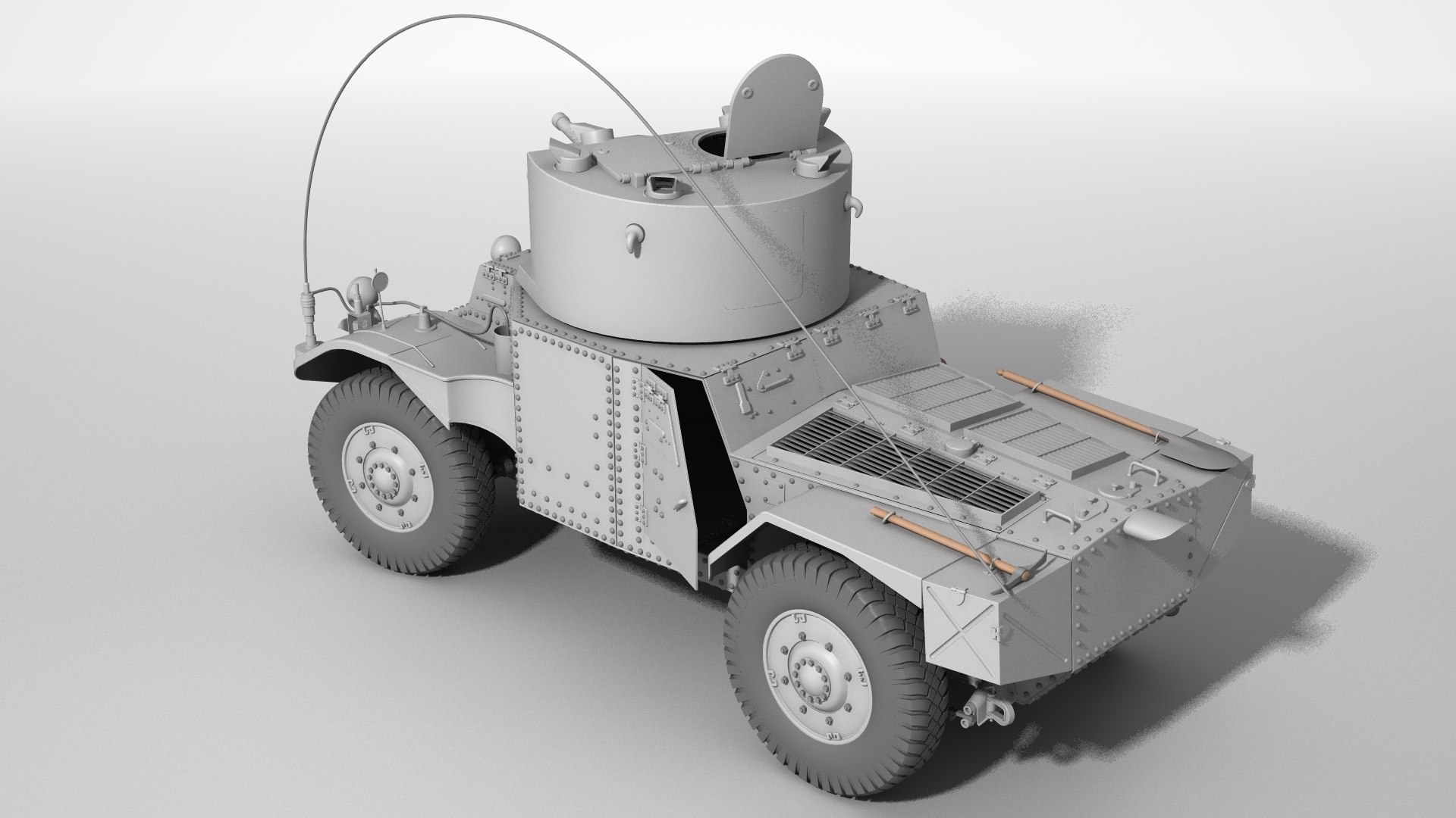 3D Model Panhard 178B With FL1 Turrt - TurboSquid 1866076