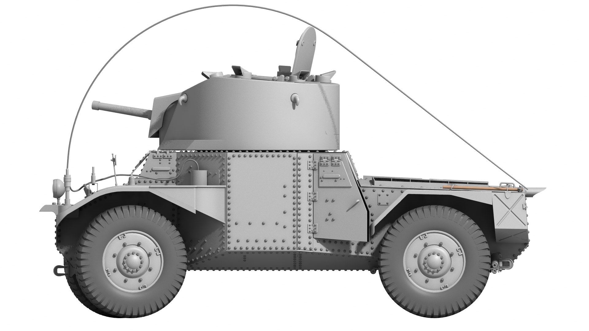 3D Model Panhard 178B With FL1 Turrt - TurboSquid 1866076