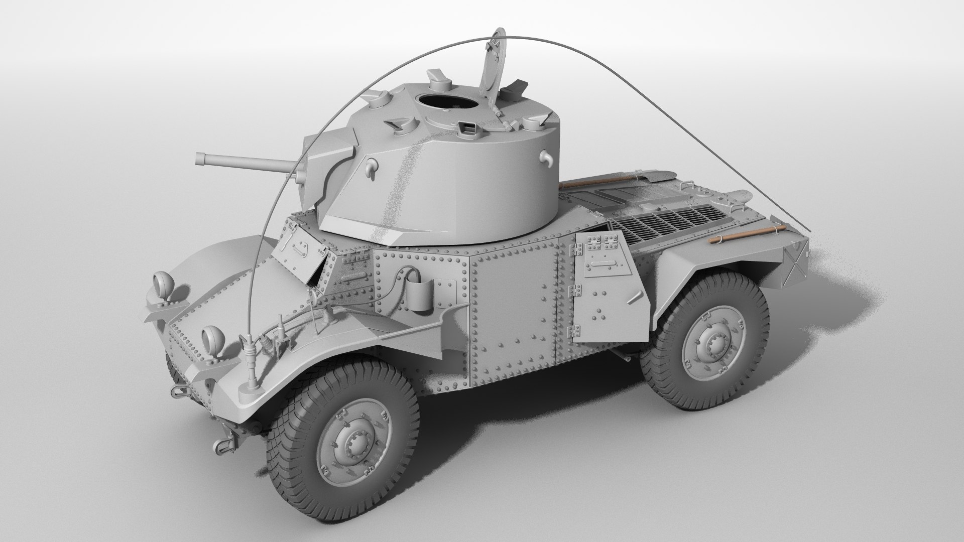 3D Model Panhard 178B With FL1 Turrt - TurboSquid 1866076