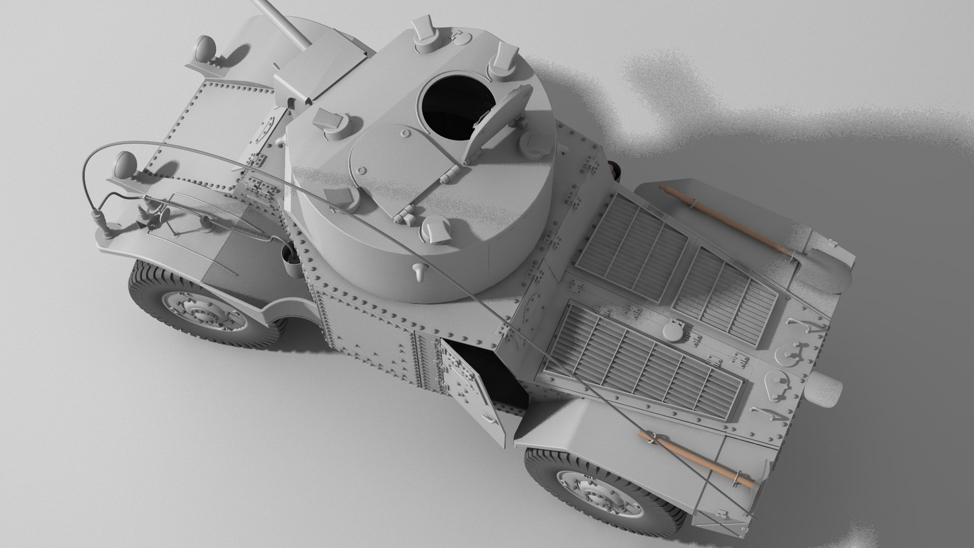 3D Model Panhard 178B With FL1 Turrt - TurboSquid 1866076