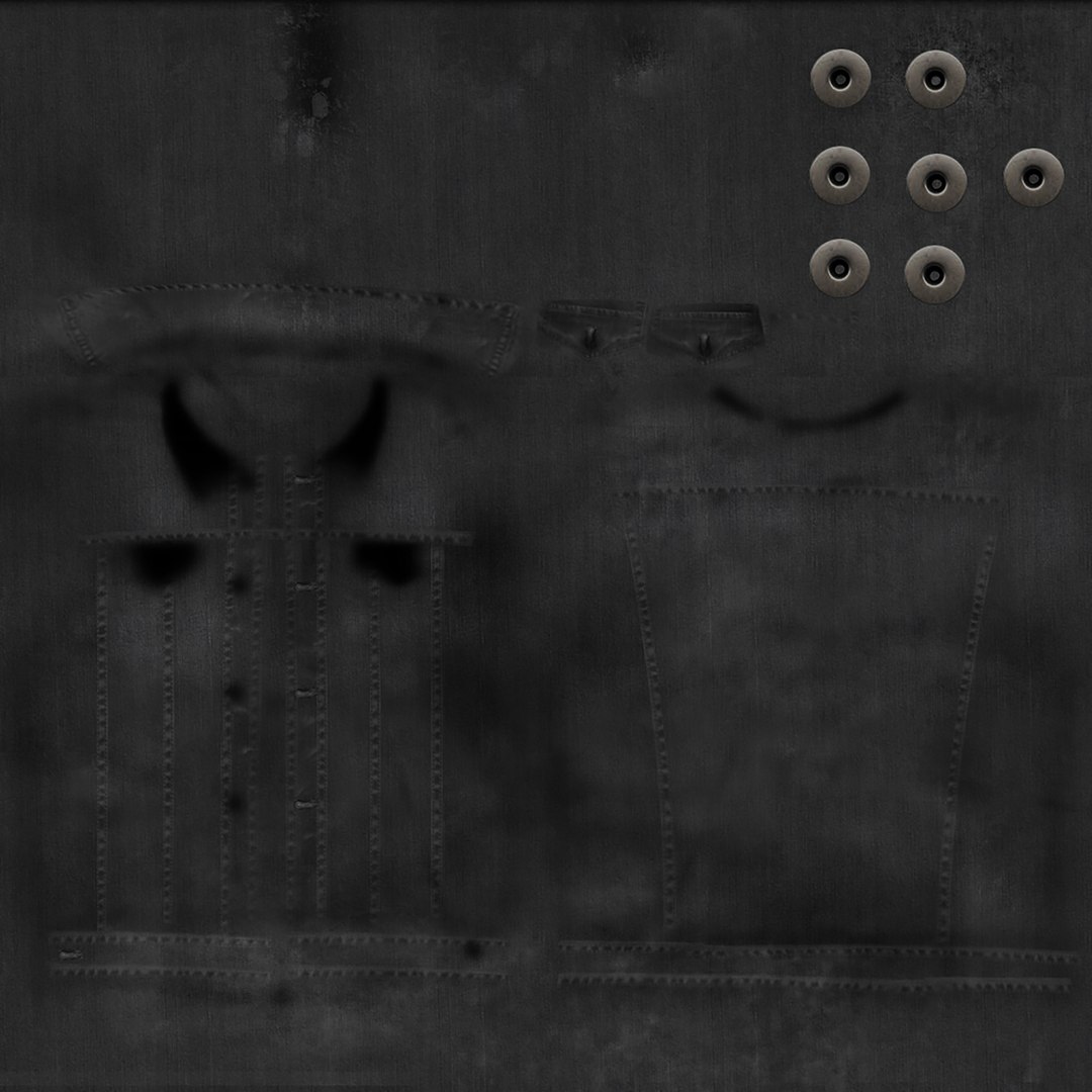 Male Denim Vest 3D - TurboSquid 1816596