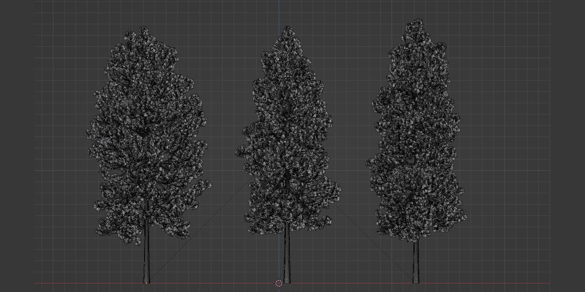 3D Pine trees collection vol 178-Blender-3dmodel - TurboSquid 2163856