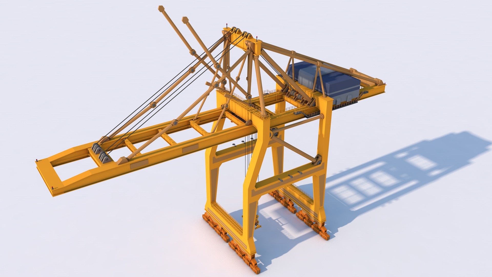 3D Port Container Crane - TurboSquid 2215580