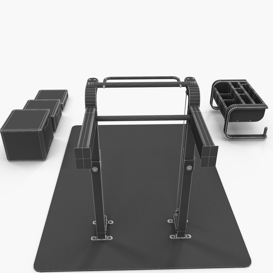 Omnia Gym Straight Pull Model - TurboSquid 1169822