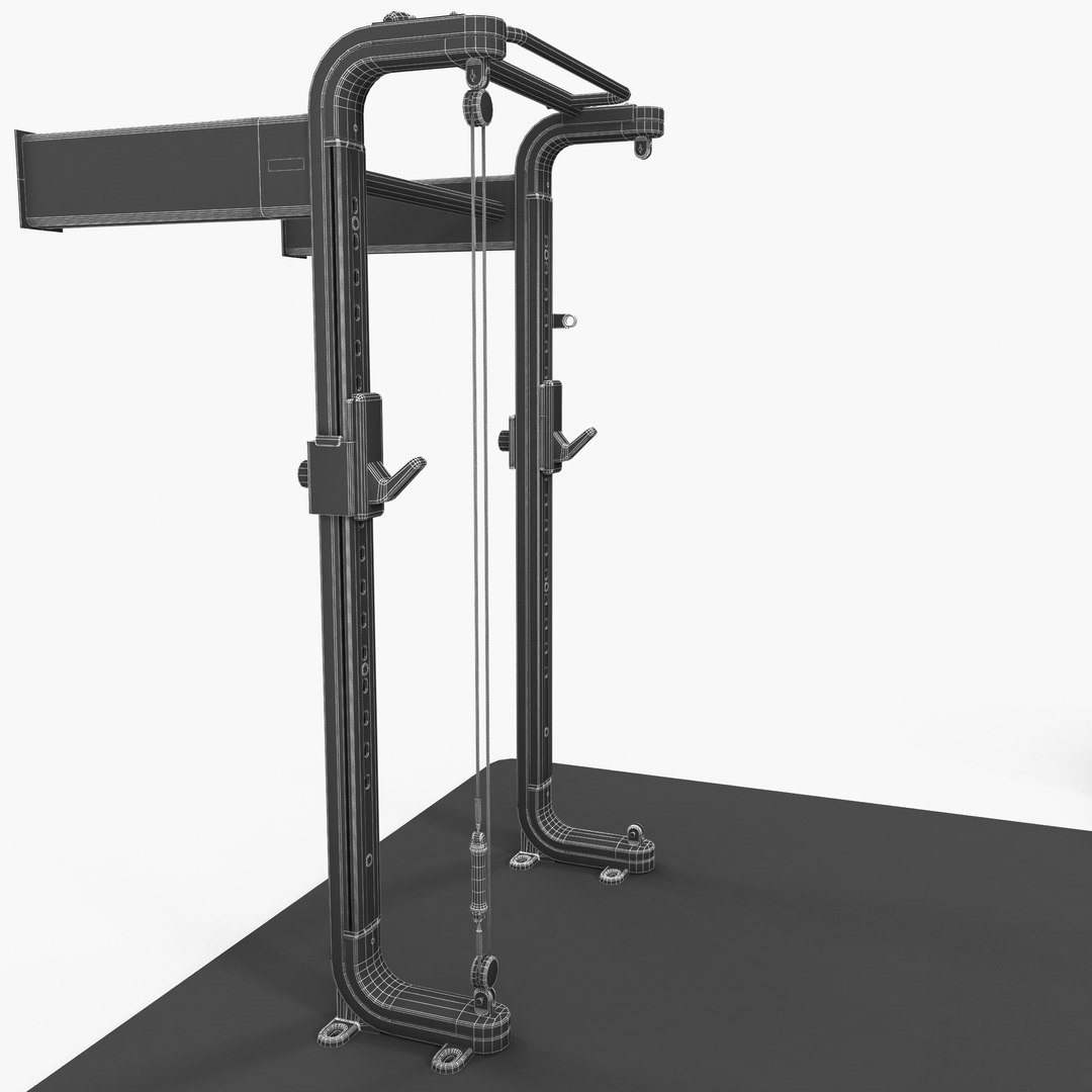 Omnia Gym Straight Pull Model - TurboSquid 1169822