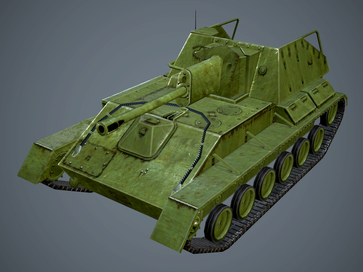 3d Model Su 76