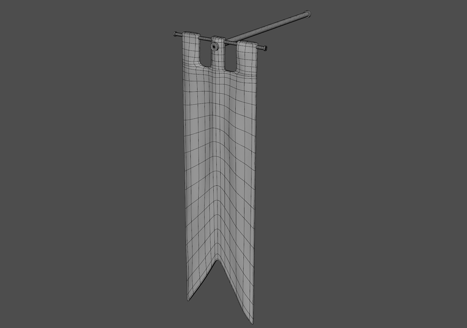 Free 3D Ancient Wall Flag Model - TurboSquid 1944404