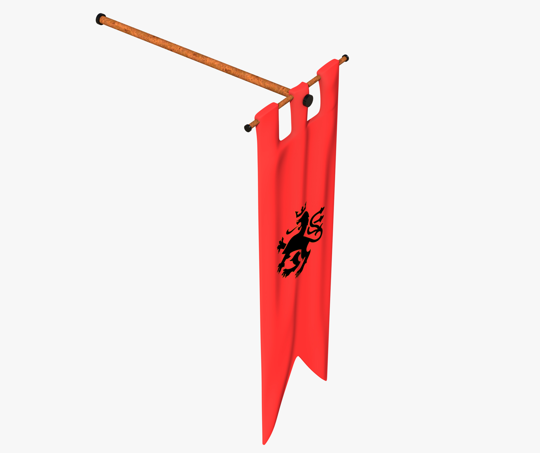 Free 3D Ancient Wall Flag model - TurboSquid 1944404