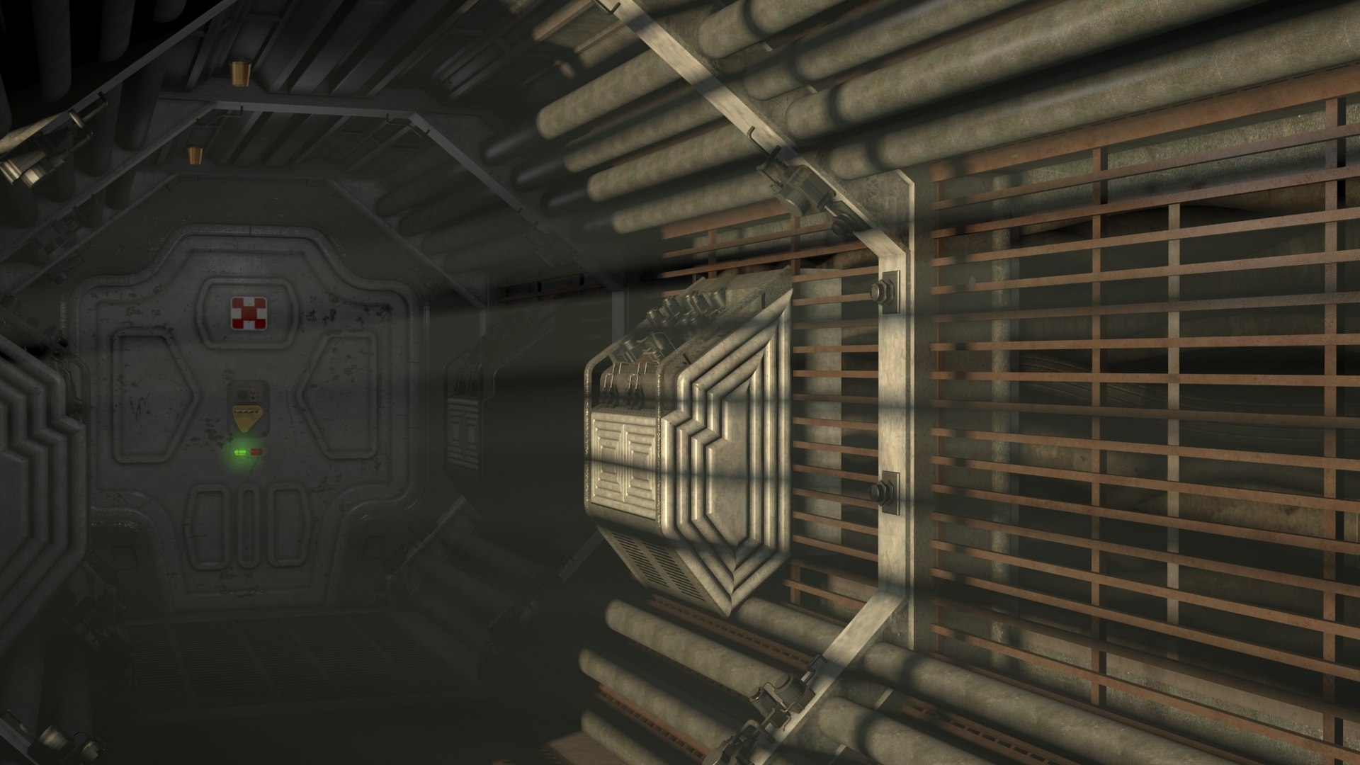 3D Nostromo Corridor - TurboSquid 1564756