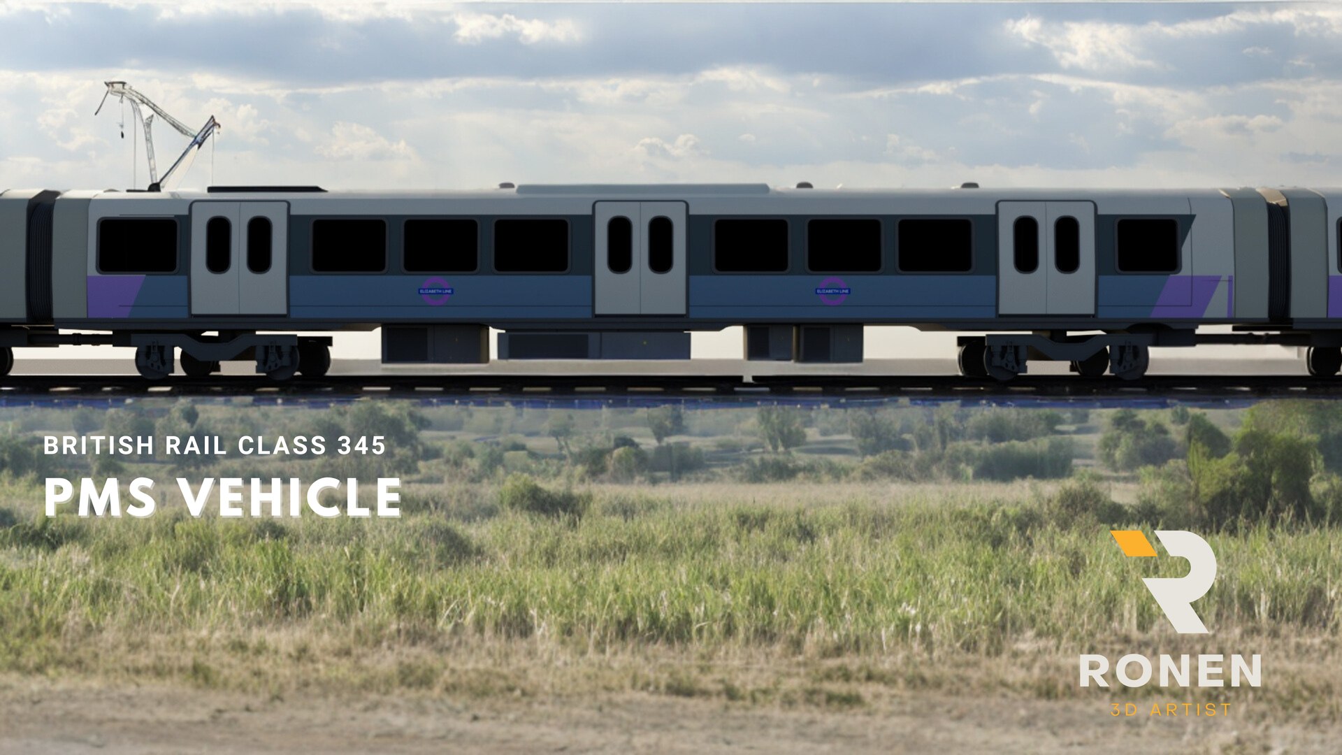 3D British Rail Class 345 Model - TurboSquid 2261477