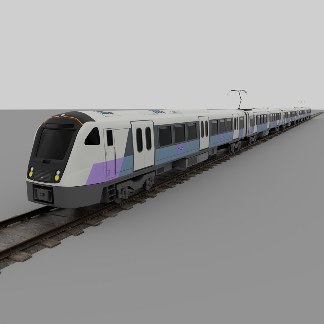 3D British Rail Class 345 Model - TurboSquid 2261477