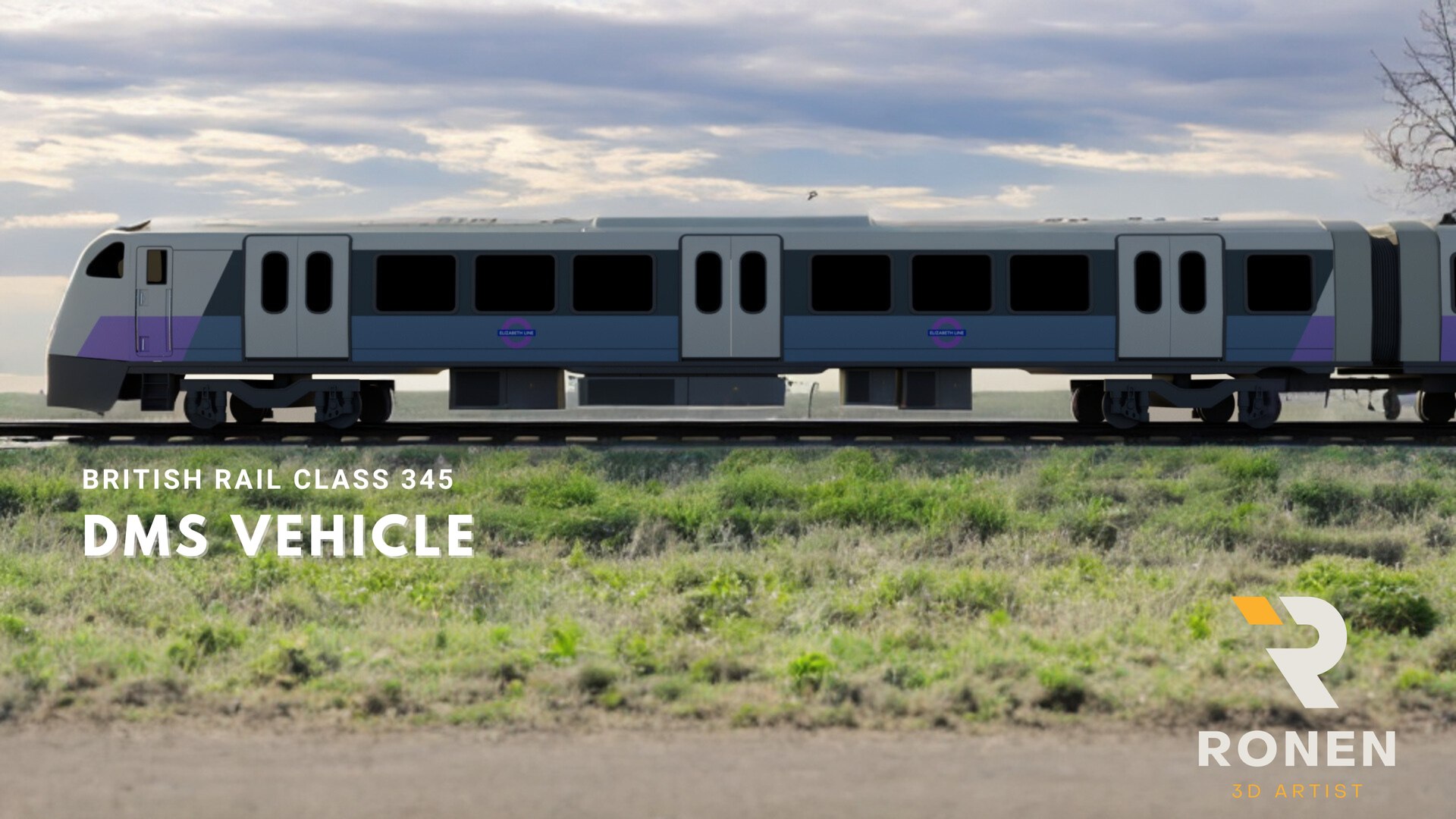 3D British Rail Class 345 Model - TurboSquid 2261477