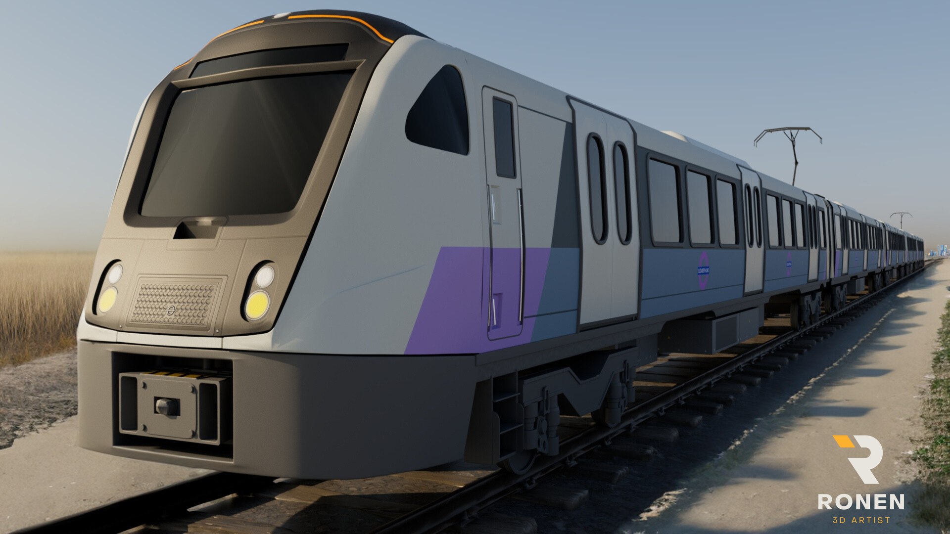 3D British Rail Class 345 Model - TurboSquid 2261477