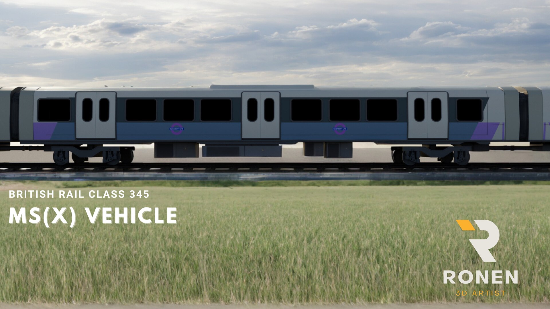 3D British Rail Class 345 Model - TurboSquid 2261477