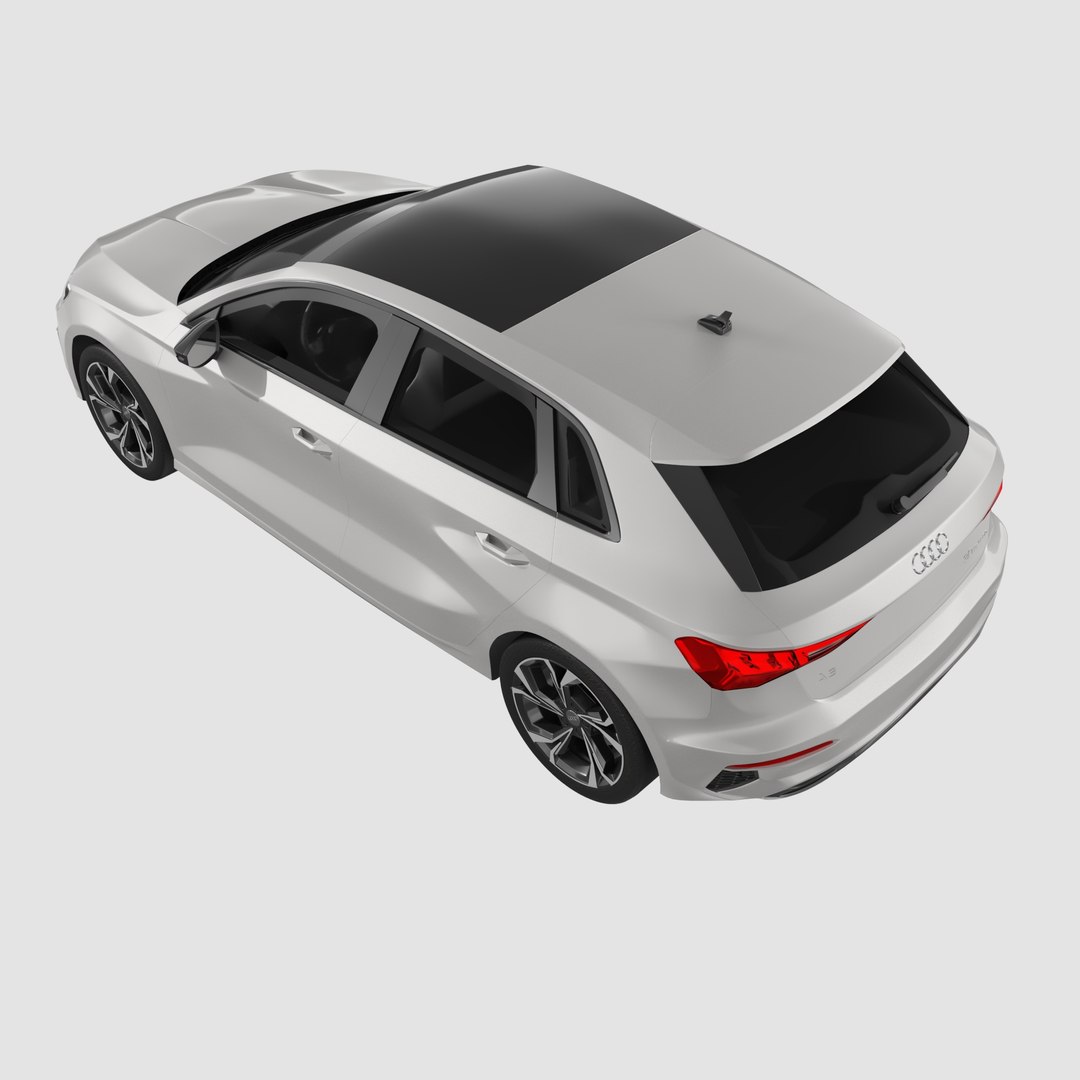 3D Model Audi A3 Sportback 30 G-tron 2021 - TurboSquid 2012890