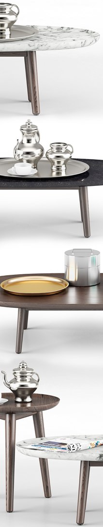 Poliform Mad Coffee Tables Model - TurboSquid 1597541