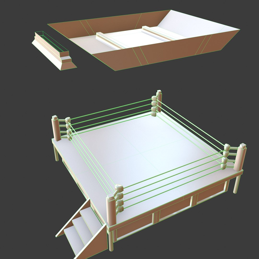 Boxing Ring Model - TurboSquid 1213854