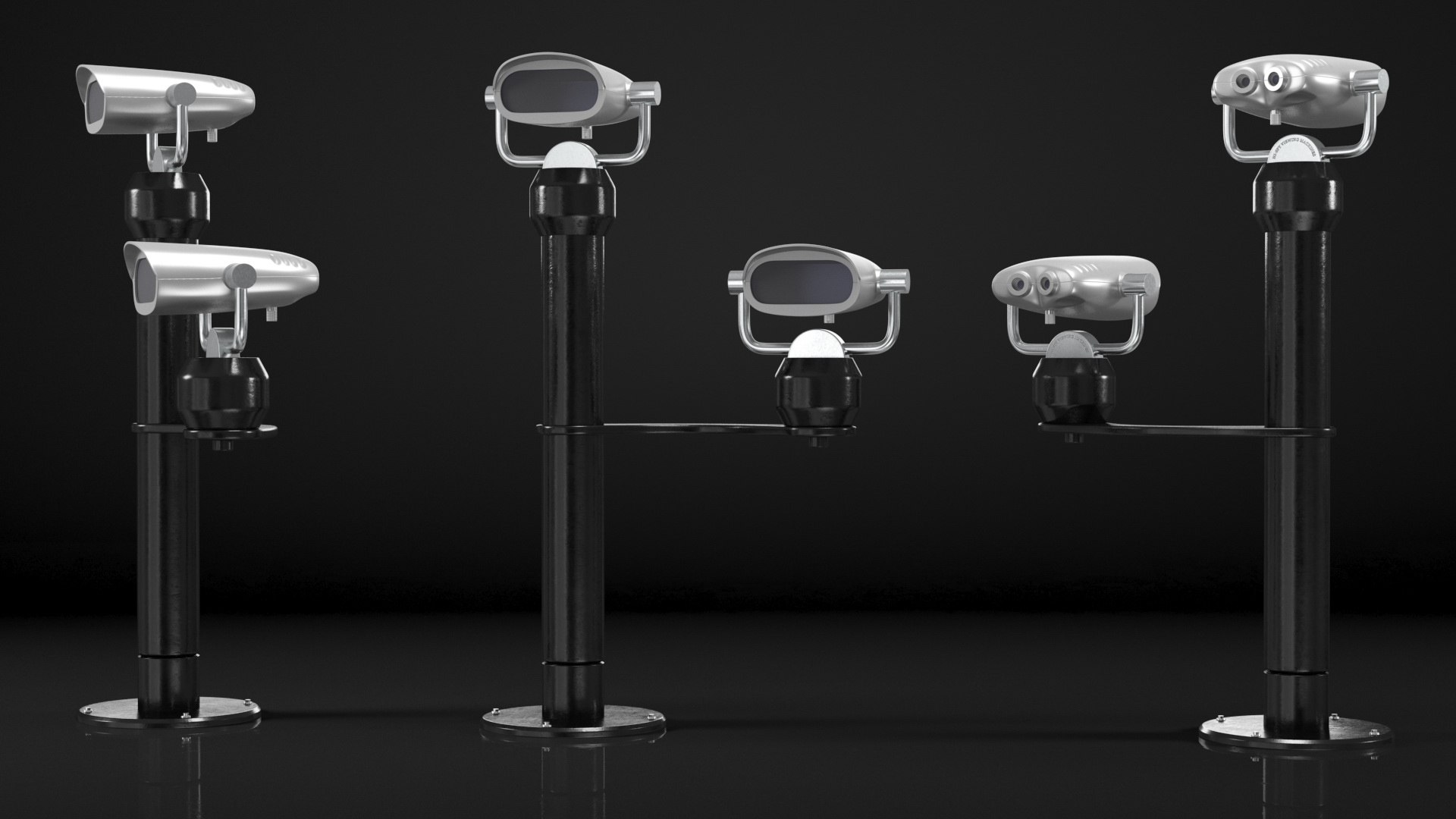 3D model Tower Optical Viewers Collection - TurboSquid 1990700