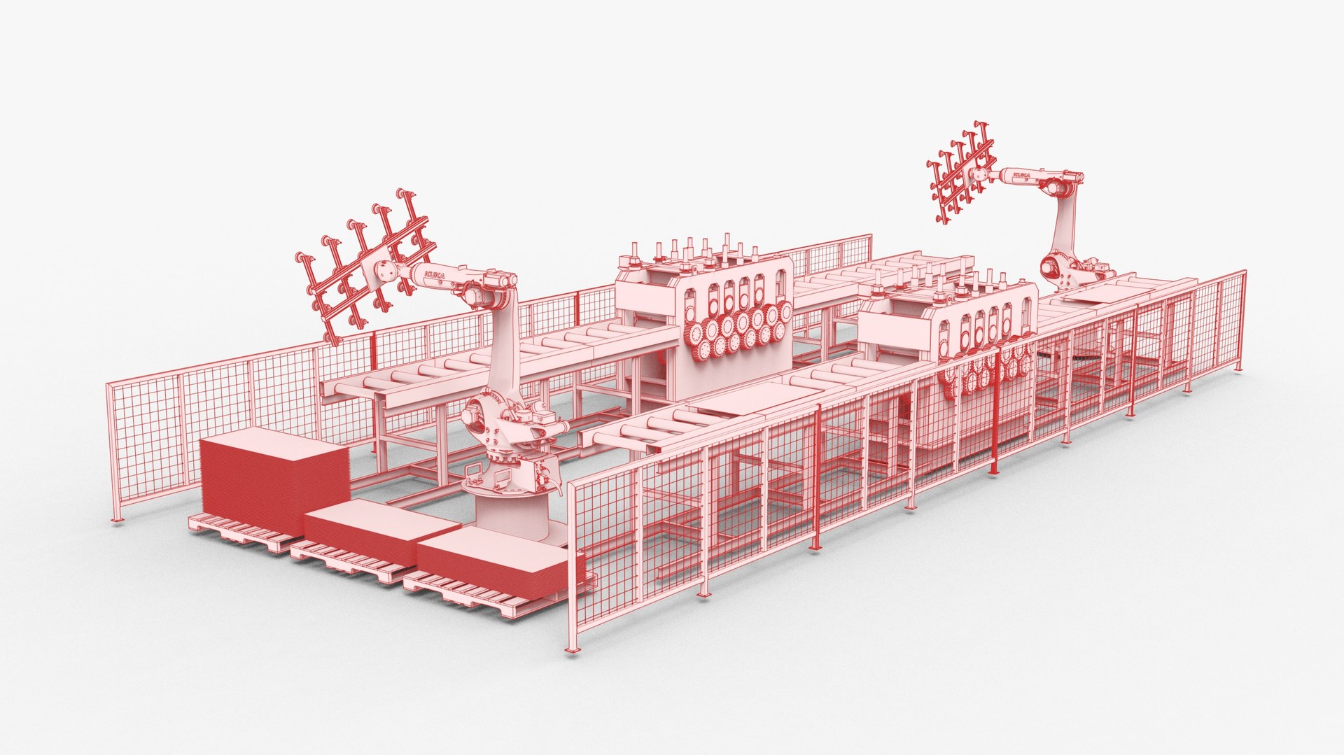 Sheet Leveler Automation 3D Model - TurboSquid 1885198