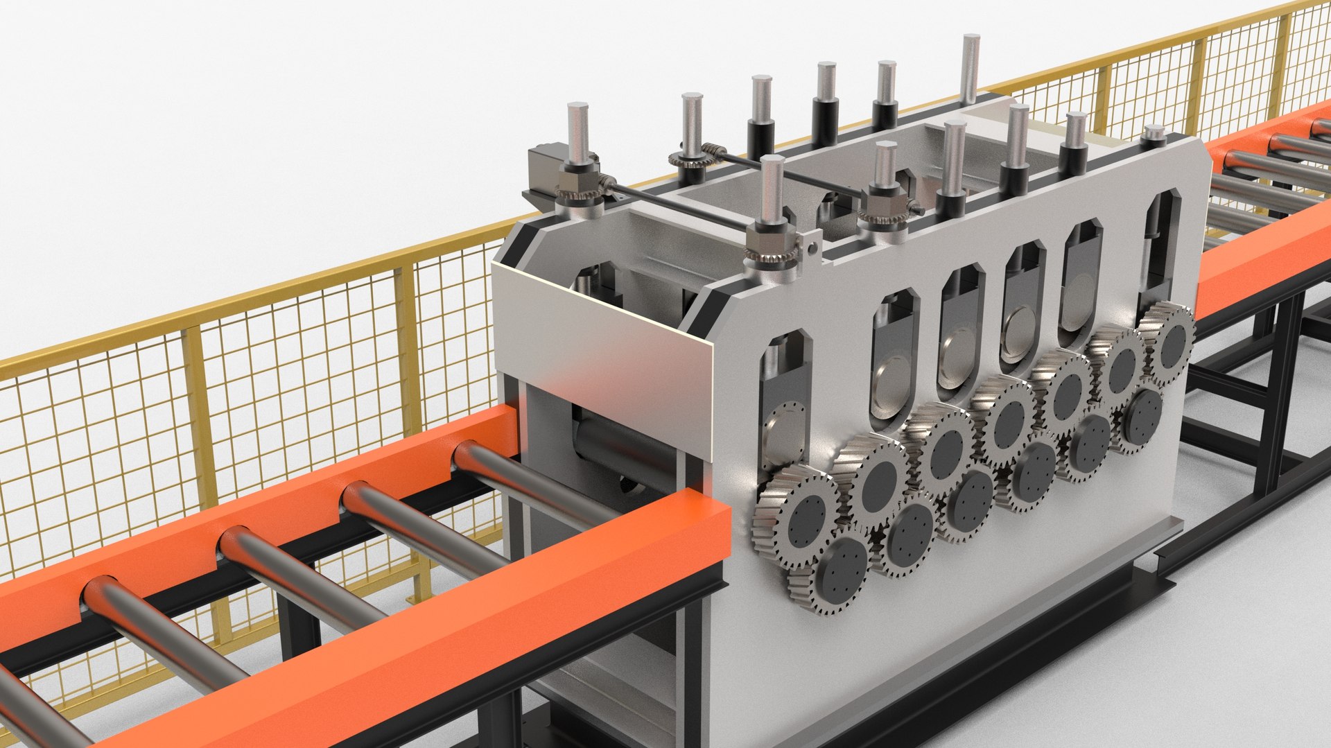 Sheet Leveler Automation 3D Model - TurboSquid 1885198