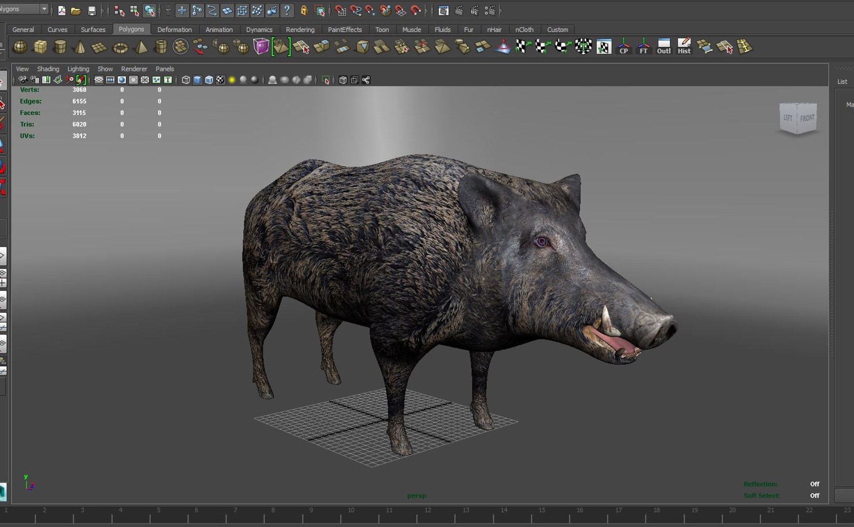 Wild Boar 3D Model - TurboSquid 1238766