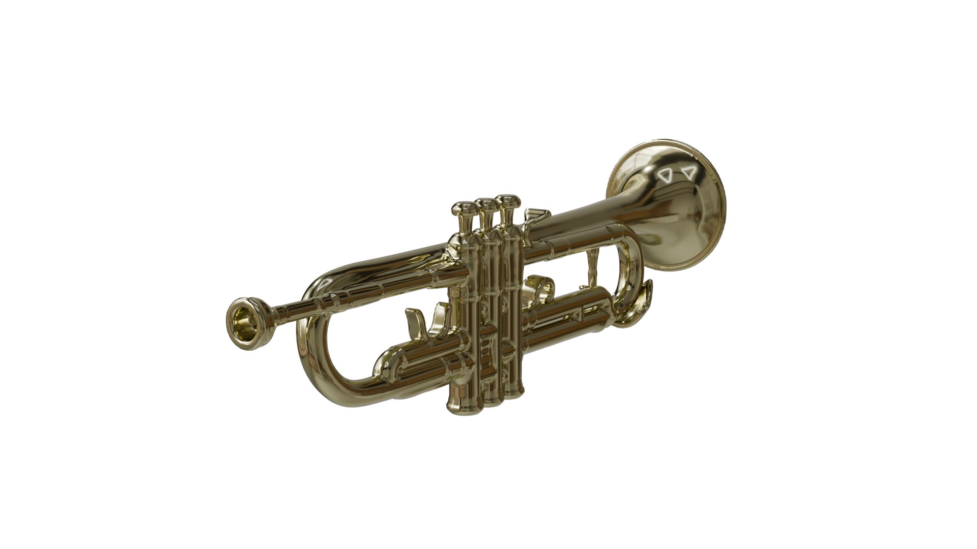 Trumpet 3D Model - TurboSquid 2410745