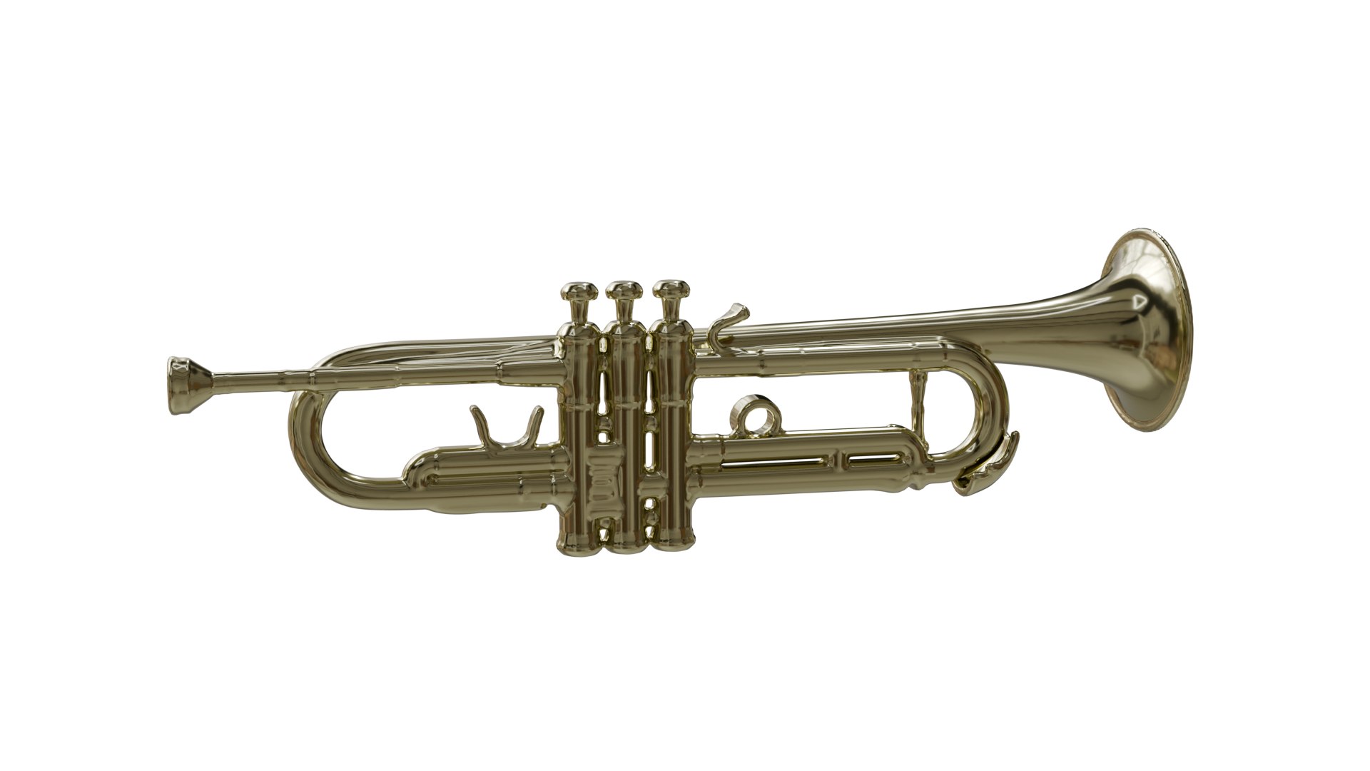 Trumpet 3D Model - TurboSquid 2410745
