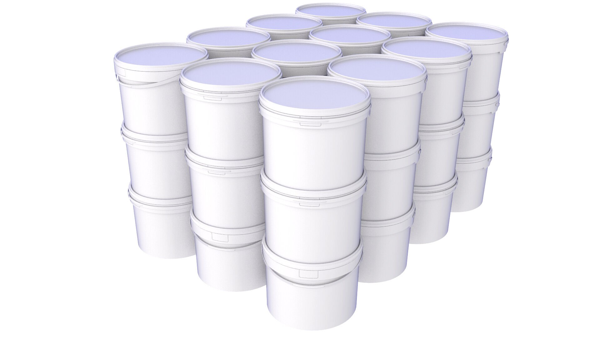 Plastic Bucket For Syrup 1 3D Model - TurboSquid 2096418