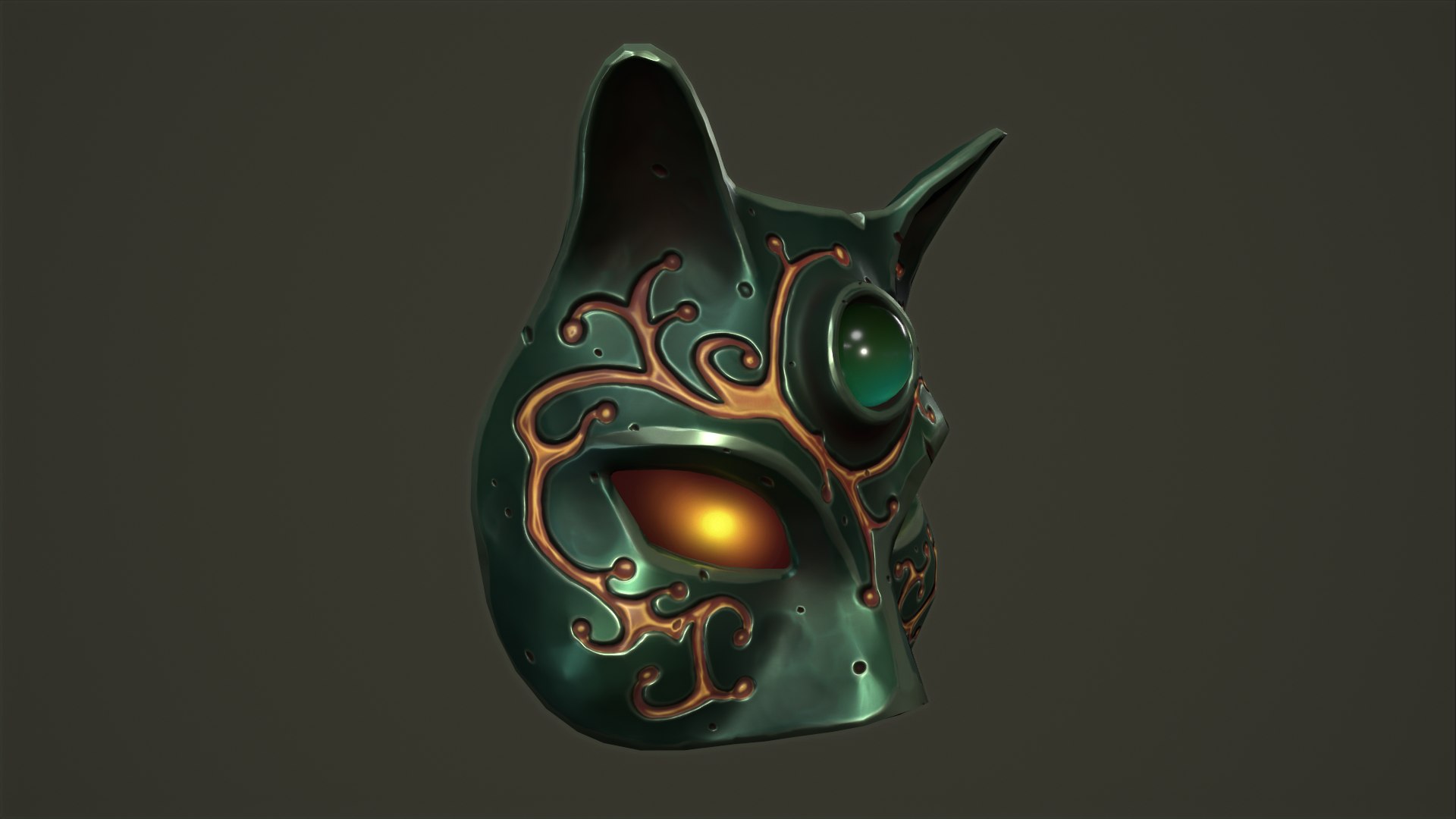 3D Model Cat Mask - TurboSquid 1894463