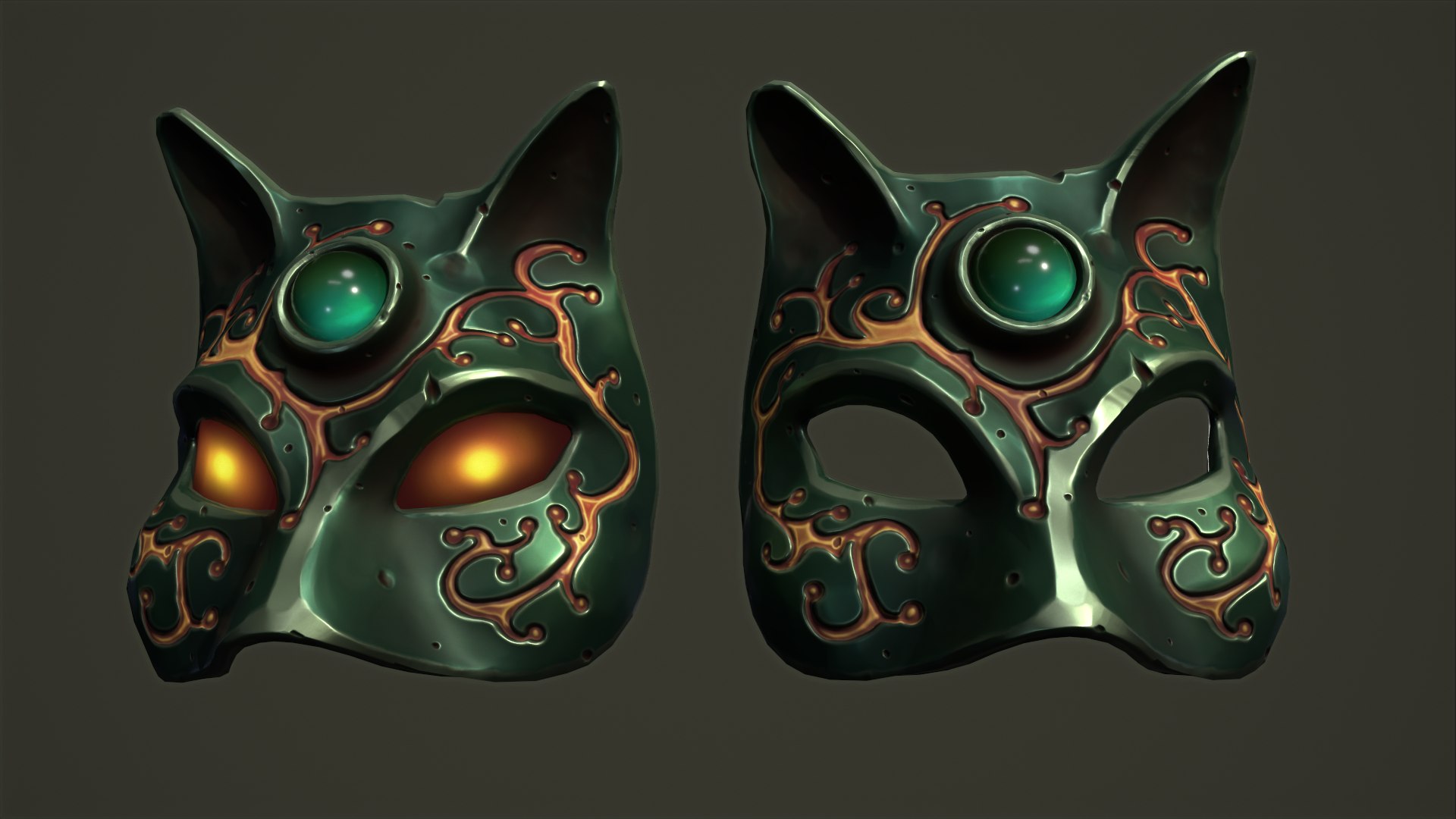 3D Model Cat Mask - TurboSquid 1894463