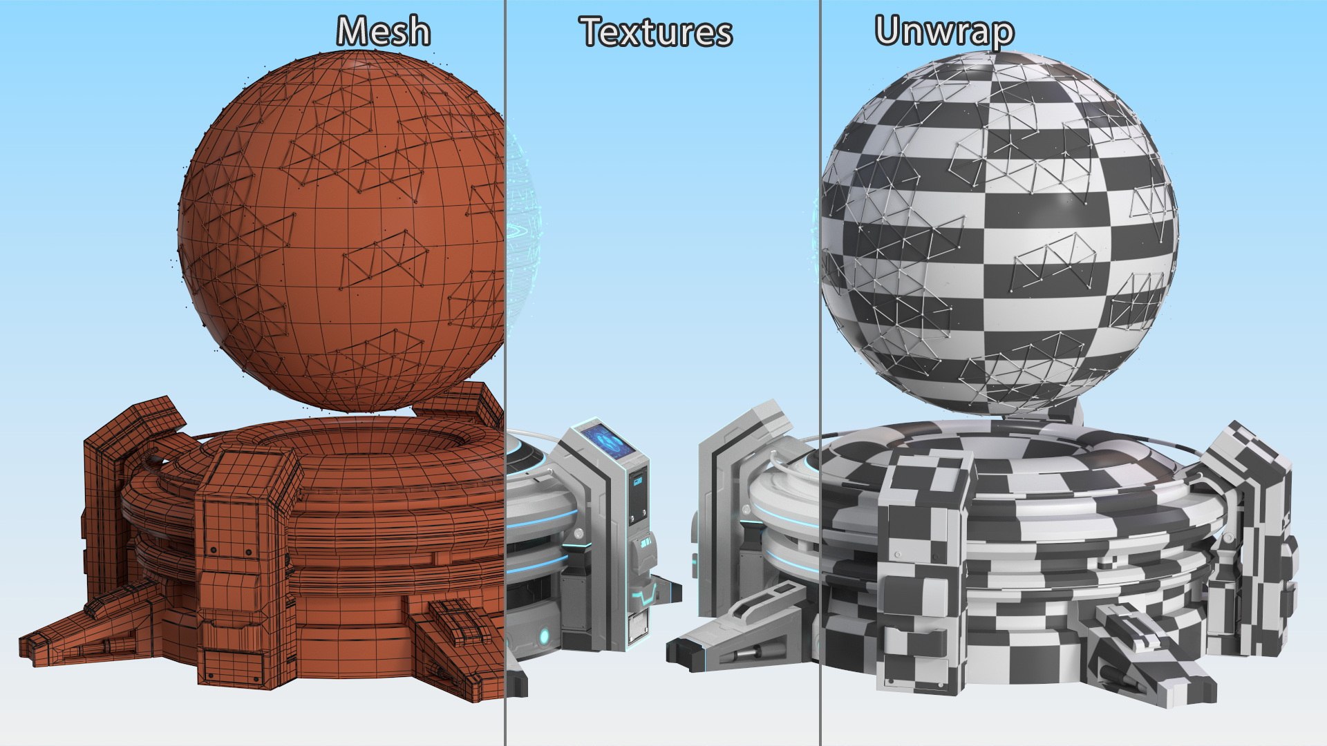 3D Cybernetic Holo Hub - TurboSquid 2292242