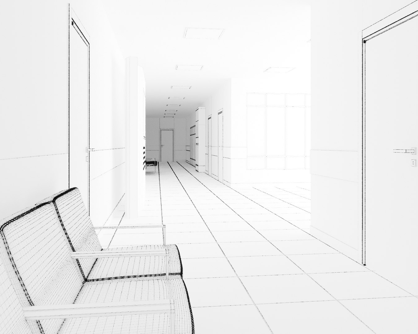 3D Model Realistic Hospital - TurboSquid 1479508