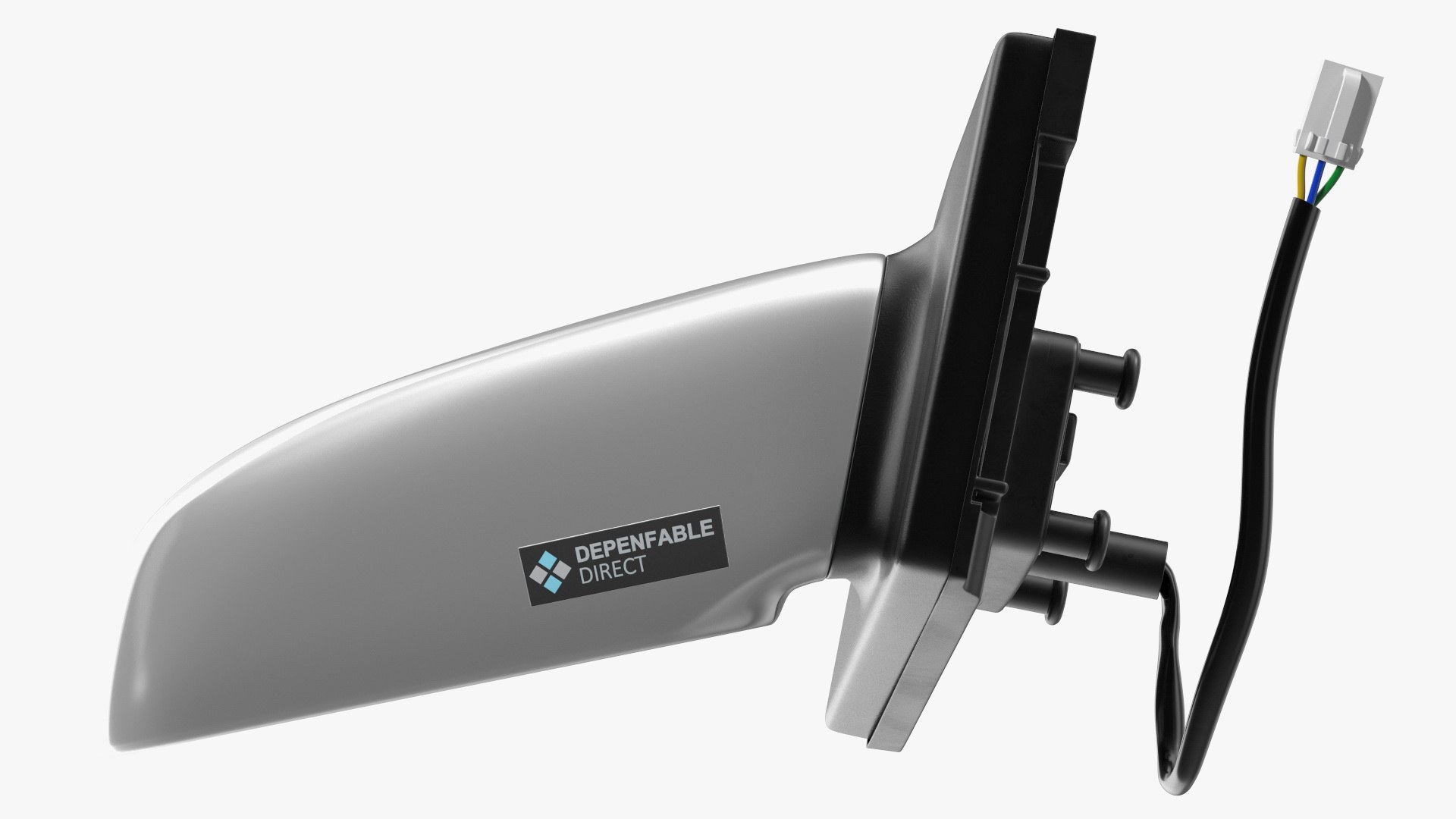 Passenger Side Car Mirror Silver model - TurboSquid 1969600