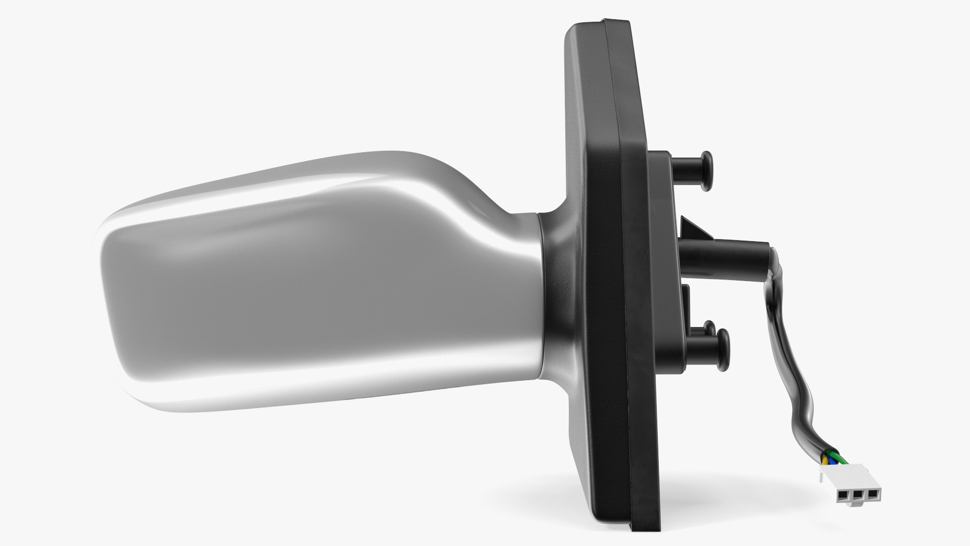 Passenger Side Car Mirror Silver model - TurboSquid 1969600