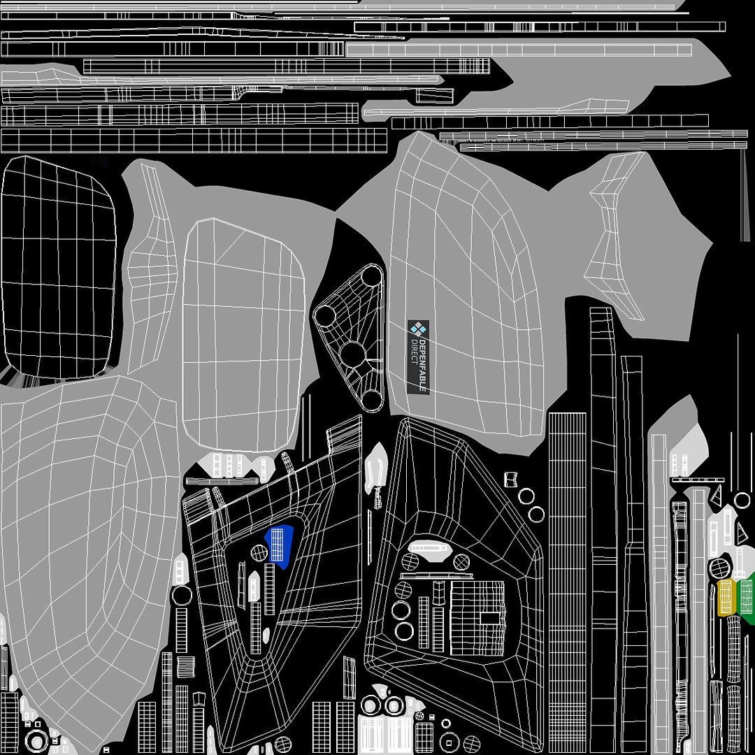 Passenger Side Car Mirror Silver model - TurboSquid 1969600