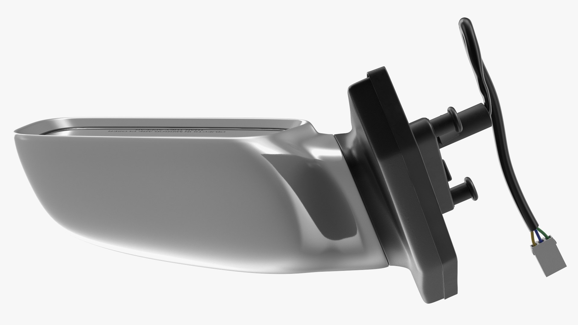 Passenger Side Car Mirror Silver model - TurboSquid 1969600