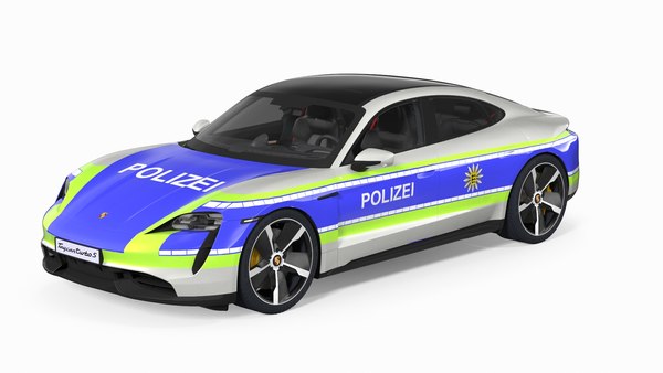 Porsche Taycan Turbo S 2020 Polizei 3D-Modell - TurboSquid 1903626