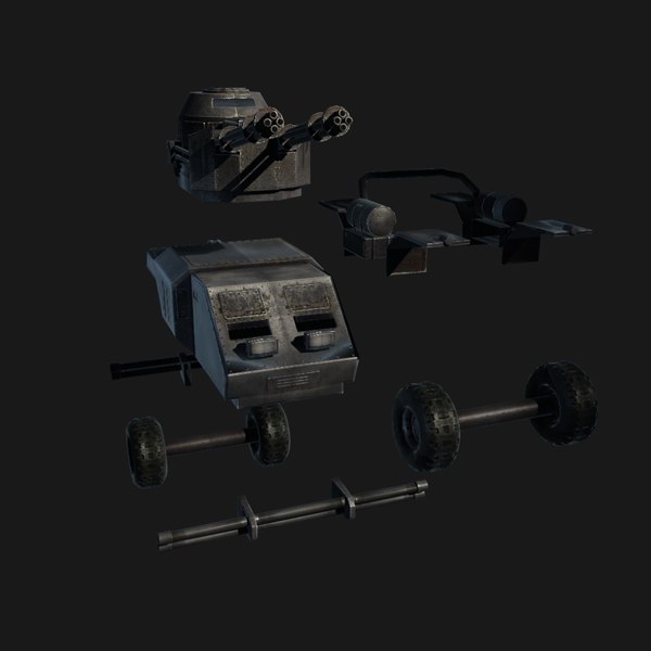 3d cute tank model