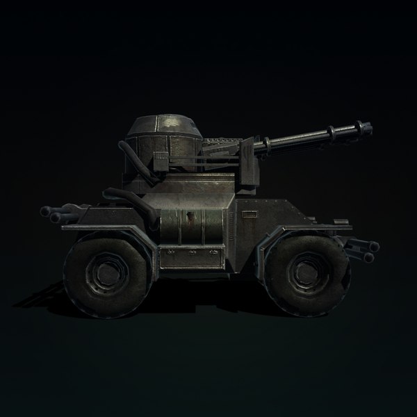 3d cute tank model