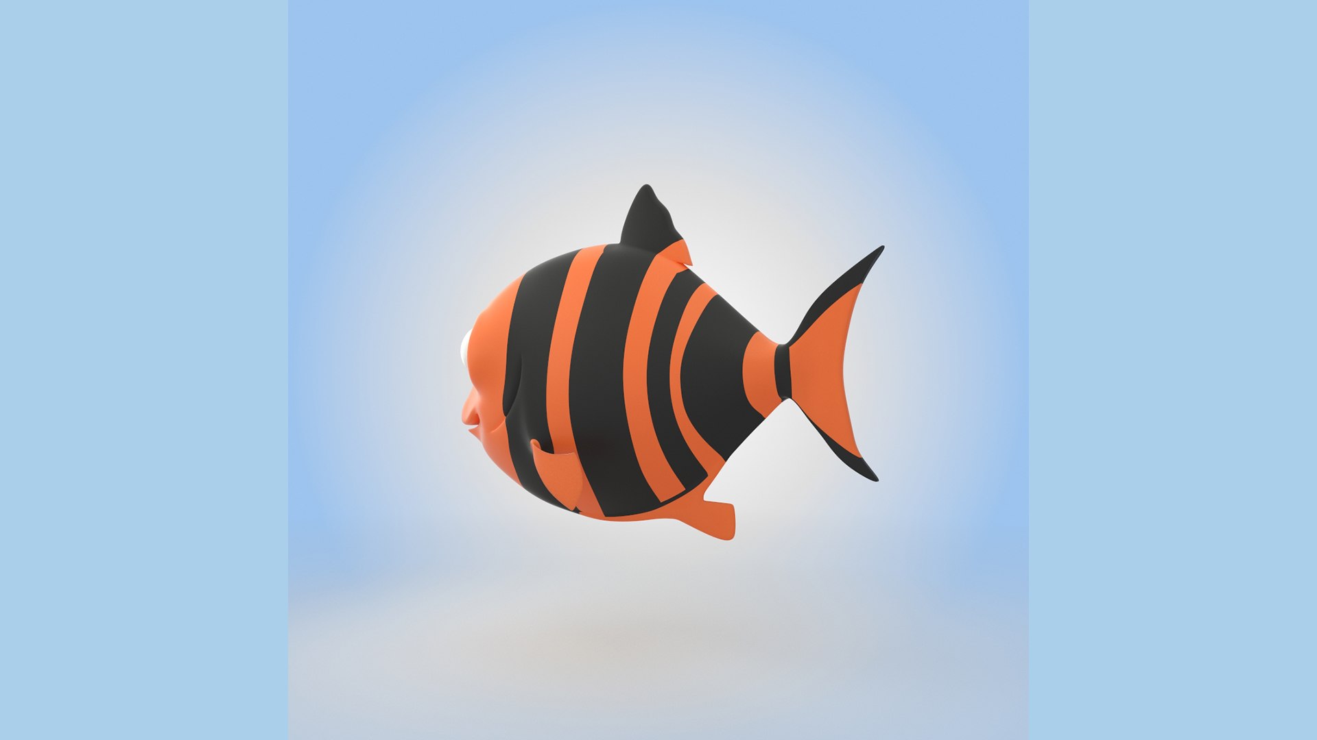 Tiger Barb Fish 3D Model - TurboSquid 2003788