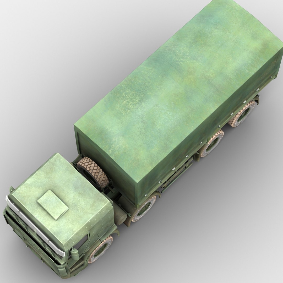 3d model iveco trakker gtf 8x8