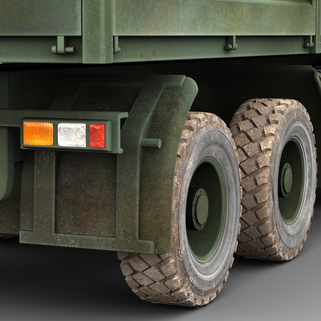 3d model iveco trakker gtf 8x8