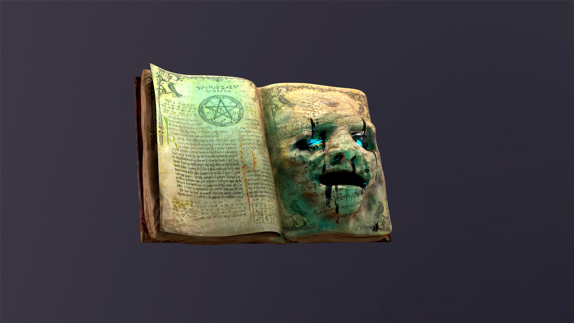 Mystery Book-ghost Character 3D Model - TurboSquid 1975347