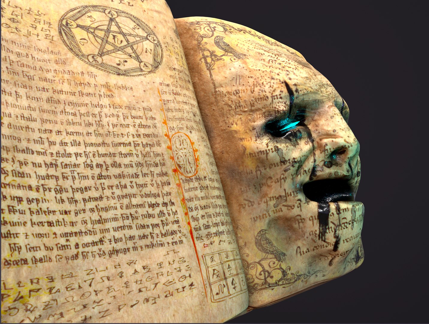 Mystery Book-ghost Character 3D Model - TurboSquid 1975347