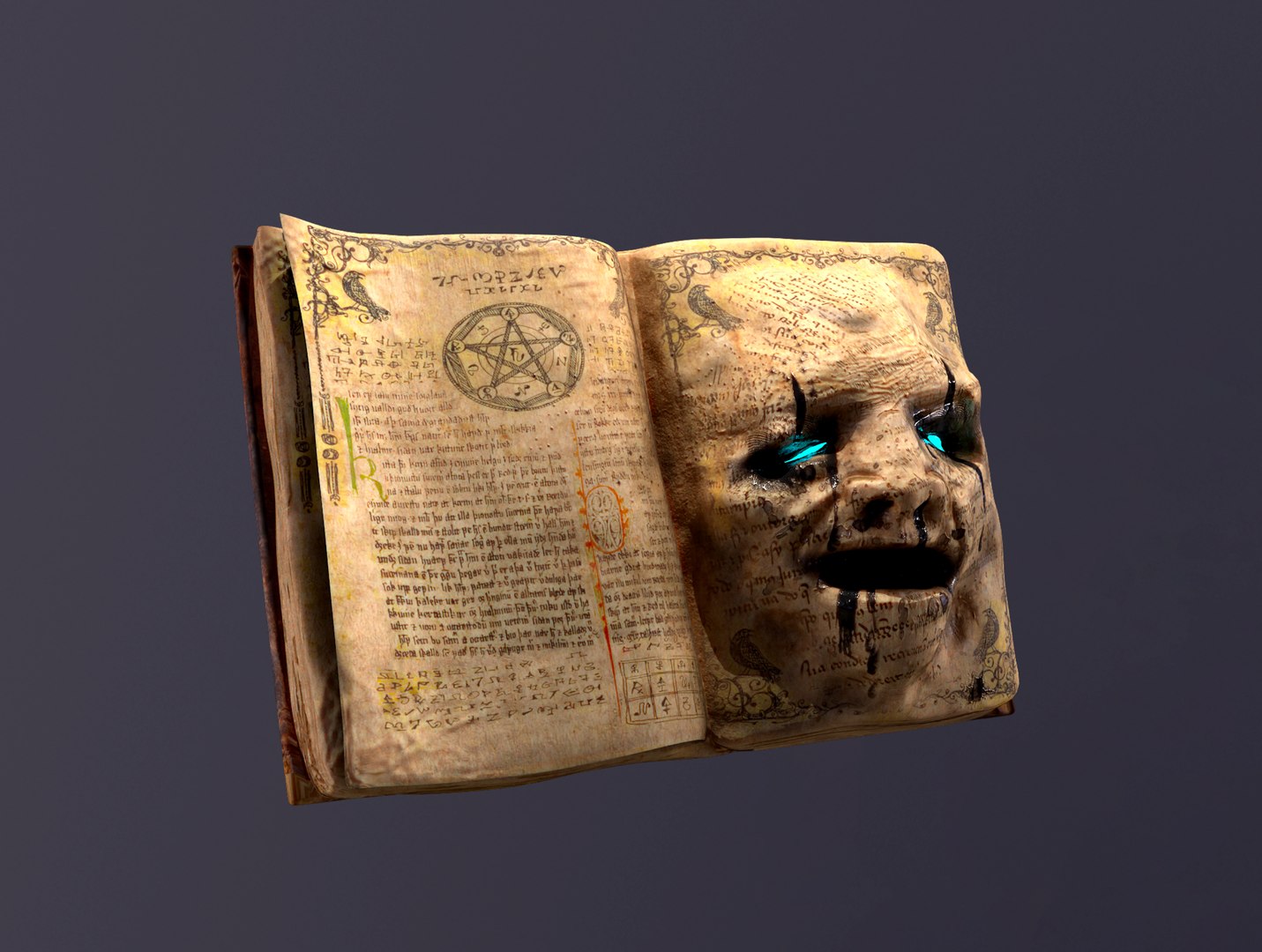 Mystery Book-ghost Character 3D Model - TurboSquid 1975347